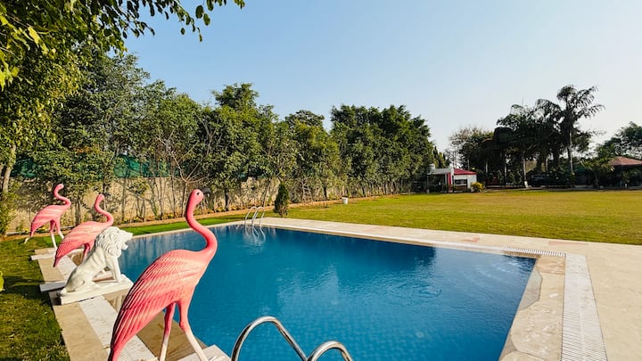 The Singh Farm - 4bhk Private Pool Farm House - Manesar