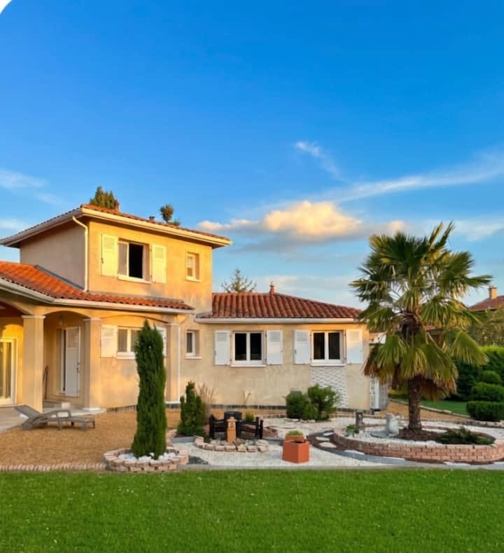 Villa 5 Chambres Calme Absolu Campagne 35mn Lyon - L'Arbresle