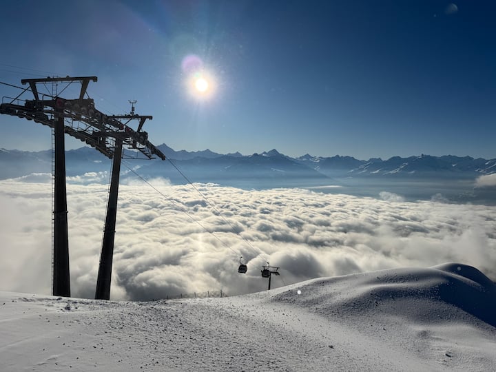 Superbe 3.5 Sur La Place Centrale D'anzère - Anzère
