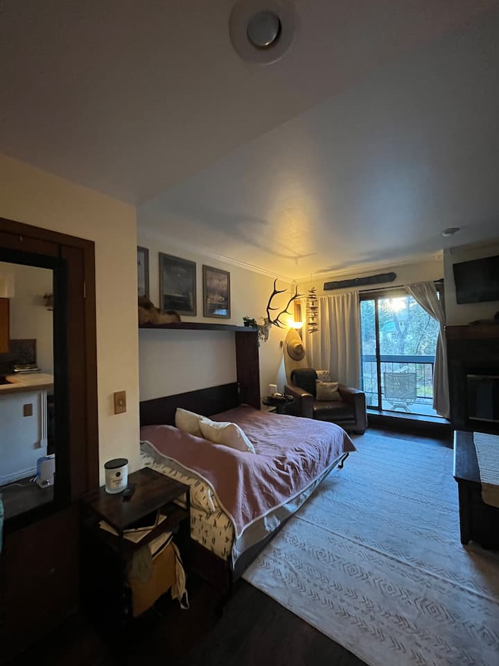 Cozy, Studio Riverfront Condo - エイボン, CO