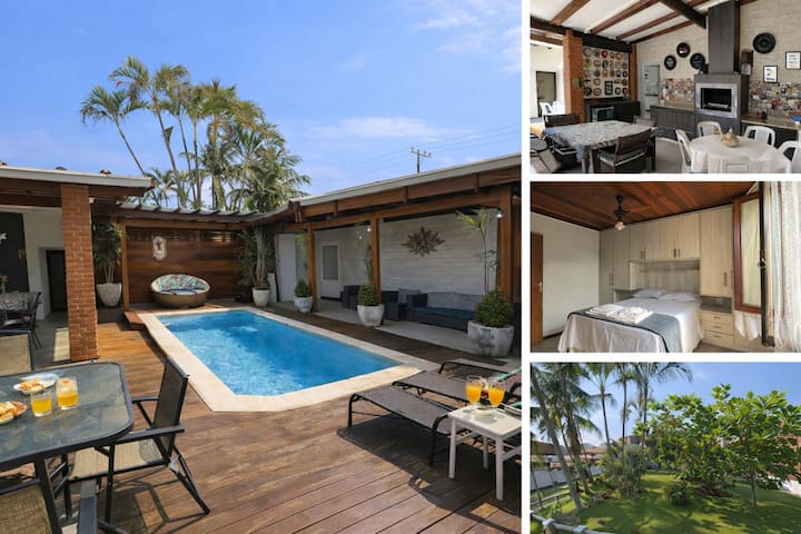 Praia 150m • Piscina Ar • Pet Friendly  • Jardim - Peruíbe