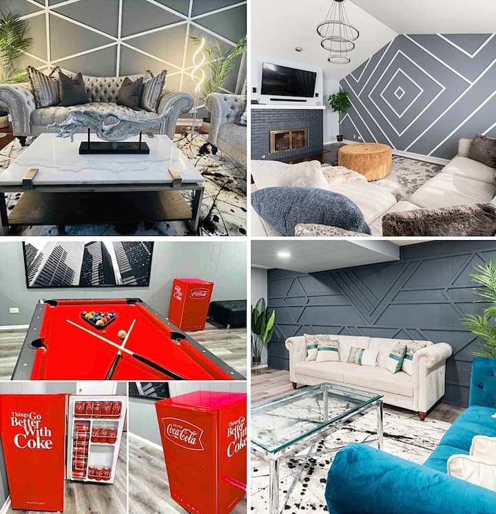 Modern, Cozy & Stylish Stay - Schaumburg