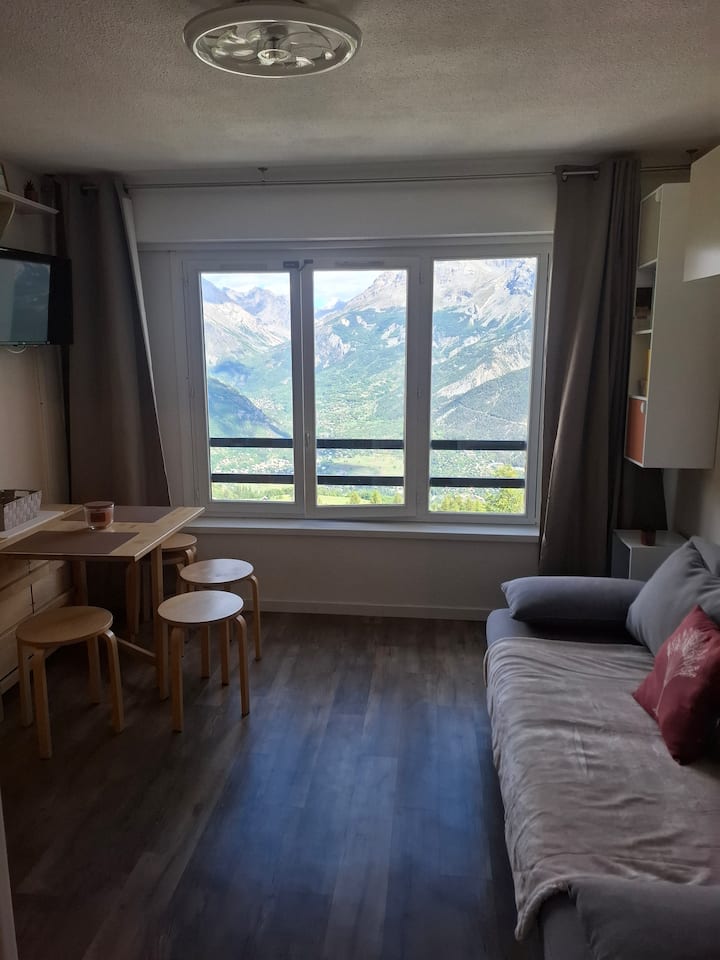 Studio Au Cœur De La Station Vue Sur La Vallée - Pelvoux