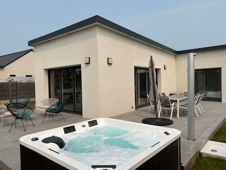 La Maison Du Ribin - 150m De La Plage - Jacuzzi - Ploudalmézeau