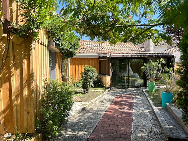 Maison Bois Chic Et Cosy à 5mn Plage Et Du Port - Andernos-les-Bains