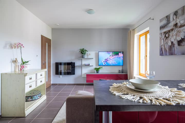 Luxury Flat In Brno Purplered - 布爾諾