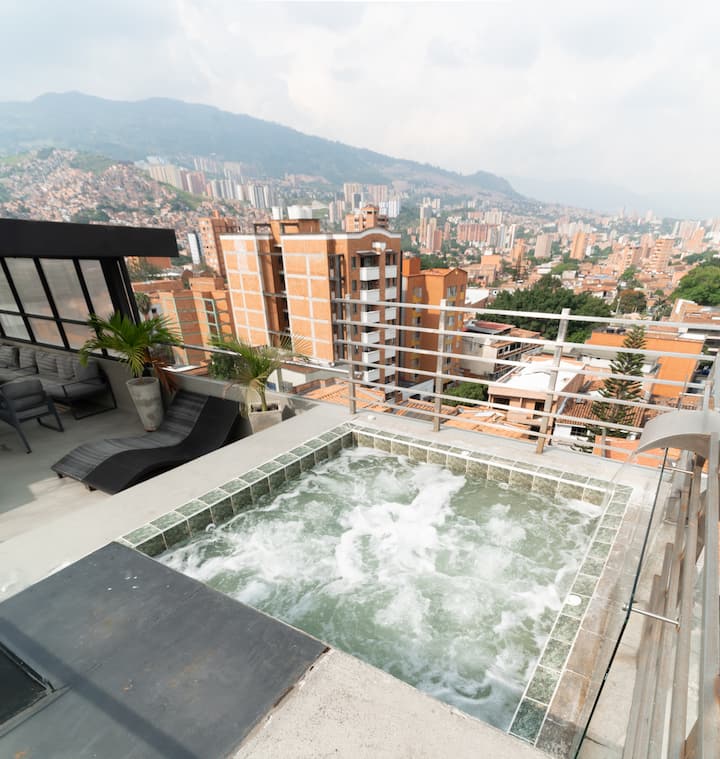 Cerca Laureles 1 Cama Queen+1sofacam 601 - Medellín, Colombia