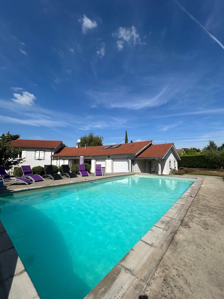 Lyon (Chaponnay) Magnifique Maison Avec Piscine. - Saint-Symphorien-d'Ozon