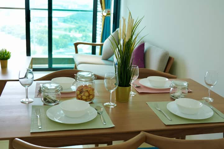 08 /5mins To Legoland /2 Bedrooms /Free Netflix - Gelang Patah