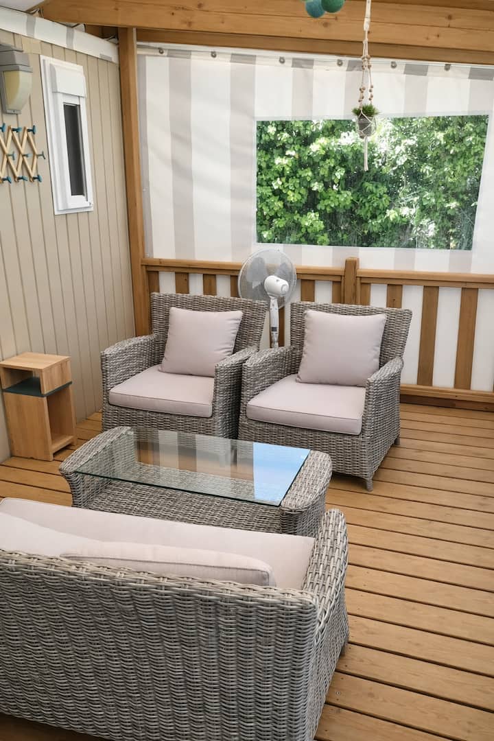 Mobil-home Climatisé 6 Pers - Plage à Pied - Saint-Palais-sur-Mer
