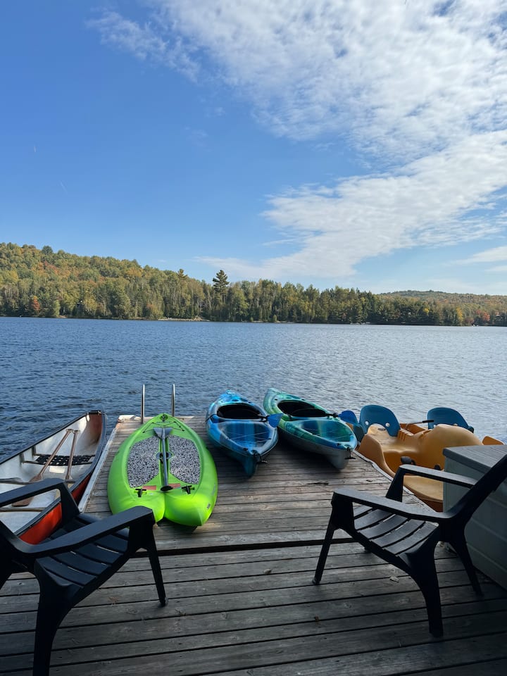 Chalet Belvédère & Spa Sur Le Lac Long - Shawinigan
