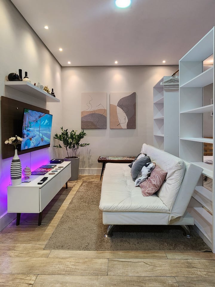 Apto. Studio Novo E Moderno A 50m Da Praia! - Guarujá