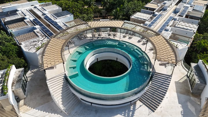 Modern Studio 360 ° Pool Panoramic 104b-2 - Tulum
