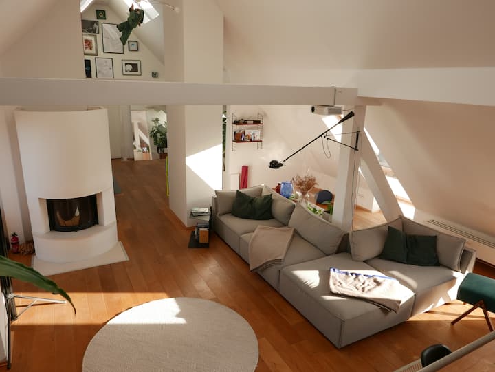 Luxus-münchner Penthouse: 2 Etagen & Sehr Hell - Munich