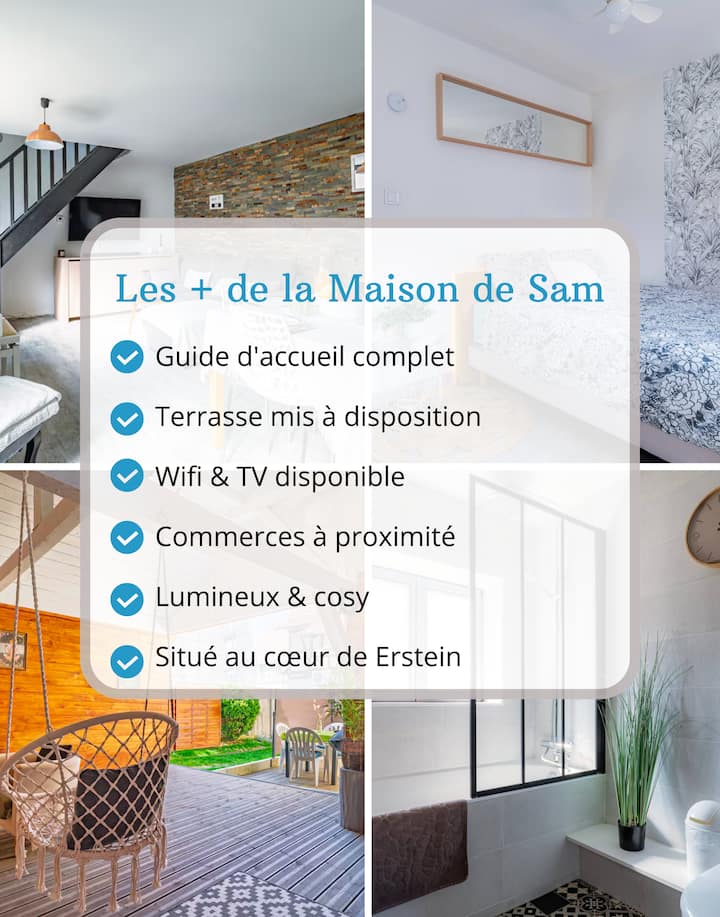 La Maison De Sam - Terrasse Privée - Centre Ville - Erstein