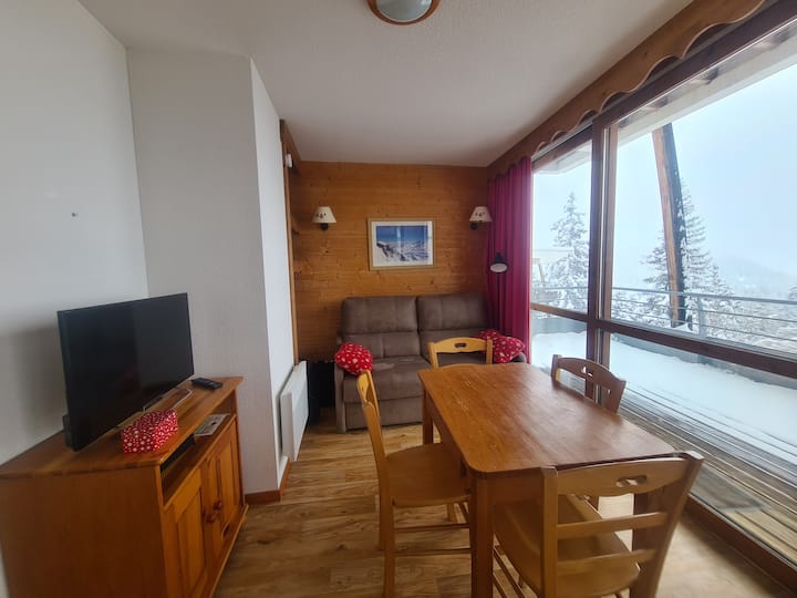 T2 Chamrousse Pied Des Pistes-terrasse Plein Sud - 尚魯斯