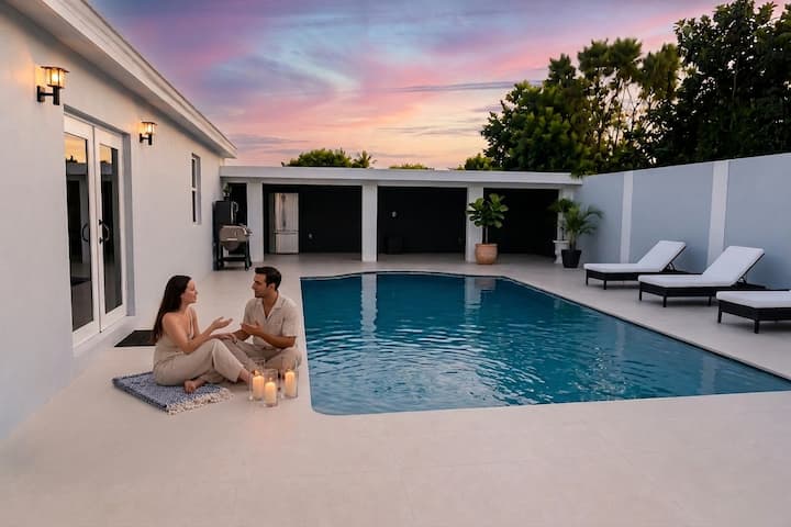 Miami 4br  7 Min To Fiu | Heated Pool & Bbq - Palmetto Bay, FL
