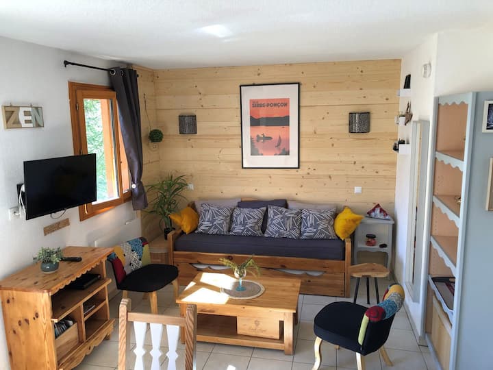 Chaleureux Appartement Redécoré Au Coeur Des Orres - Les Orres