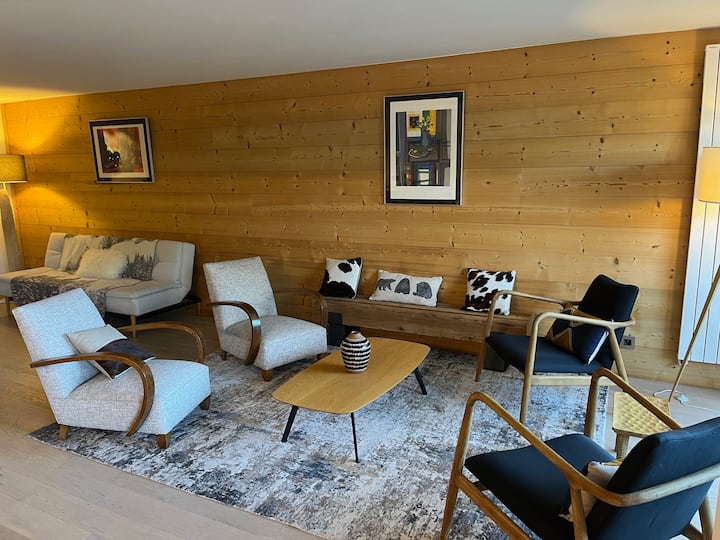 Appart- Megève - Skis Aux Pieds - Combloux