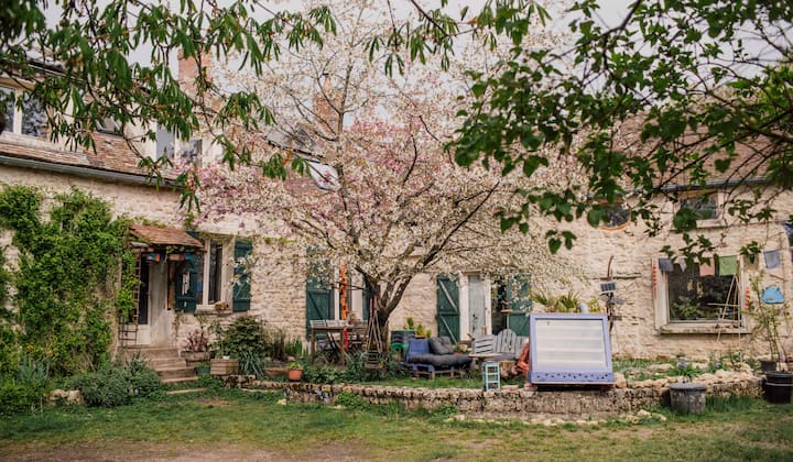 Casa Azul - Cozy ÉCological Nature 2 Chambres - Île-de-France