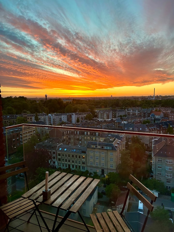 Penthouse Med Fantastisk Udsigt Over København - Copenhaguen