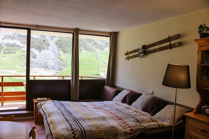 Studio La Mongie Montana Pied Pistes,parking Privé - La Mongie