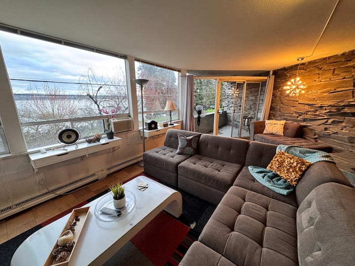 Lake Wa View Hideout - Fast Wifi/ac/beach - Sand Point - Seattle