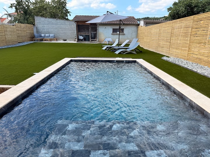 Maison Familiale Avec Piscine - 11 Couchages - Lac Lacroix