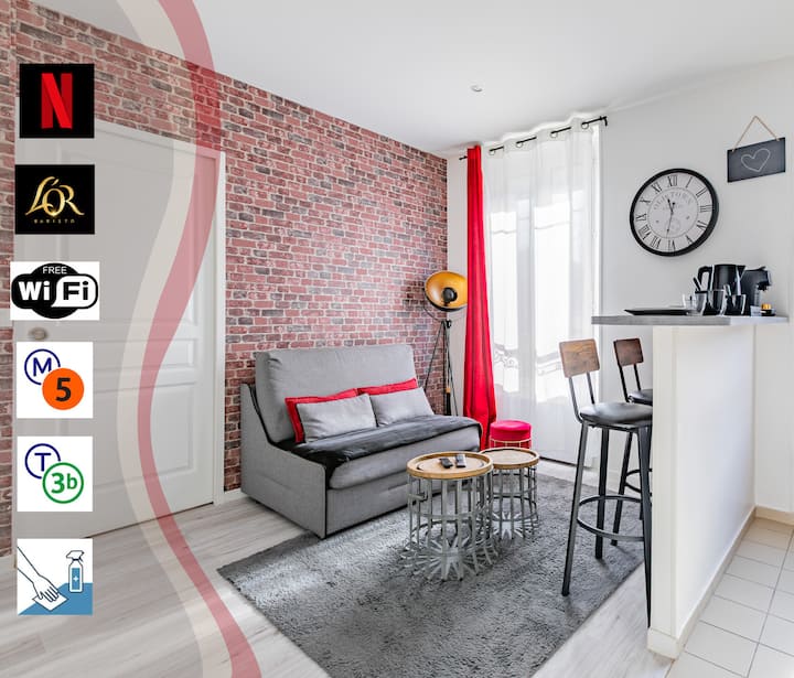 Le Paisible & Cosy, Direct Paris - Les Lilas