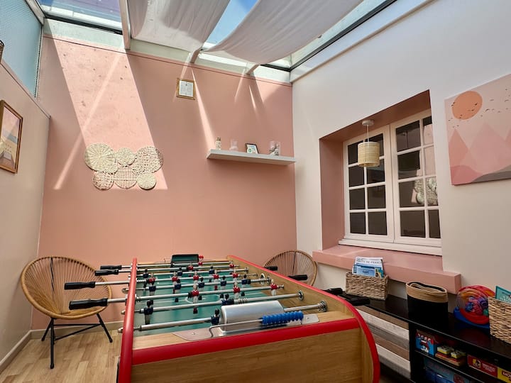 Maison 6 Pers • Baby-foot - Plage à Pied Le Portel - Équihen-Plage