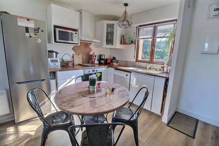 Duplex Cosy Et Lumineux - Terrasse Et Parking - Pont-Audemer