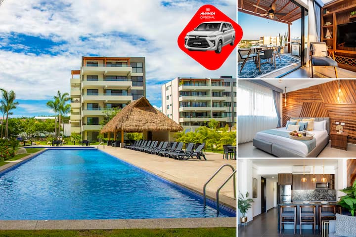 Stunning Penthouse W/car. Walk To Beach - Nuevo Vallarta