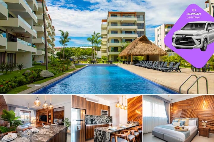 Stunning Penthouse W/car. Walk To Beach - Nuevo Vallarta