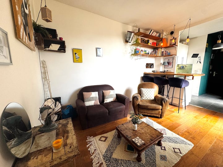 Cosy Ivry - Paris En 15 Min · Accès Direct Orly - Ivry-sur-Seine
