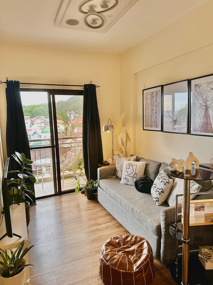 Homey Condo W/ Balcony & Fastwifi 3mins Wrightpark - Baguio