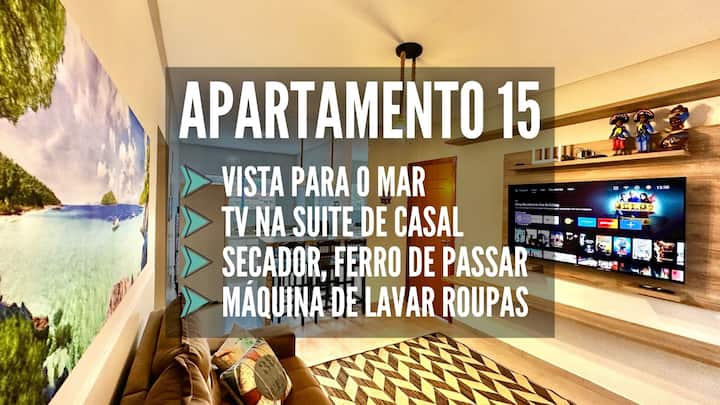 Apb15: 50m Da Praia, Vista Mar, 2 Qts C/ar - Brésil