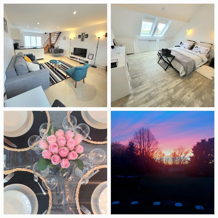 Campagne Cosy. Zoo à 10 Mins. Gîte Classé - Thoiry