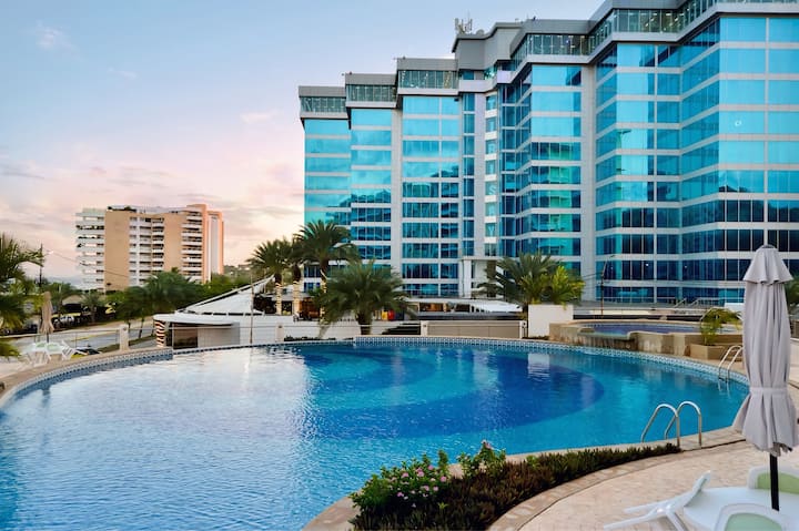 Cómodo Apartamento Al Frente De Downtown Beach - Caribbean