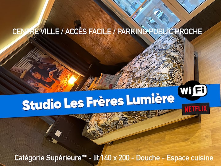 ★Studio Frères Lumière★centre Ville - Wifi Netflix - Dole