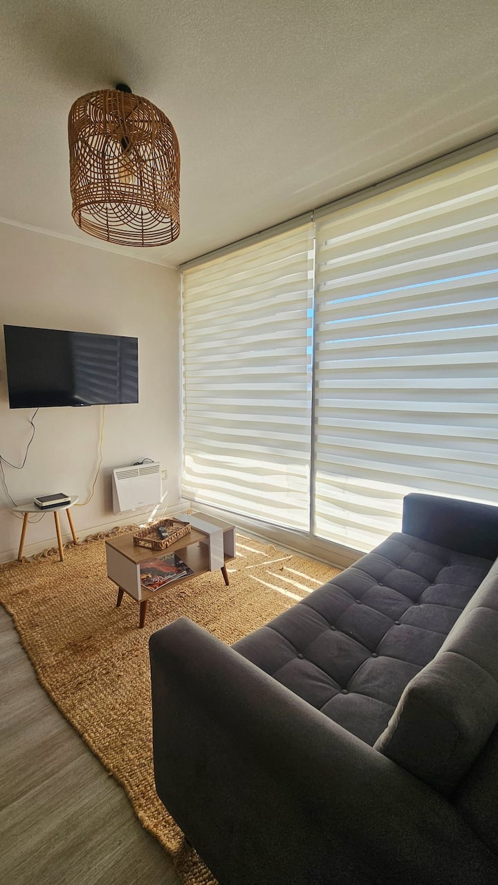 Hermoso Y Cómodo Departamento En Montemar - Concón