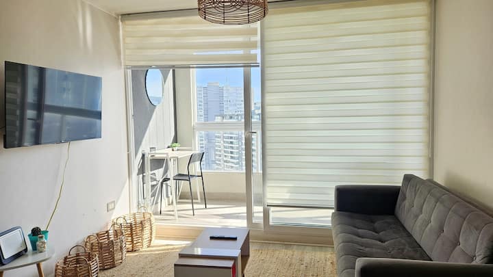 Hermoso Y Cómodo Departamento En Montemar - Concón