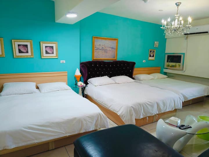 高雄中央公園溫馨3-6人大套房 - 大寮區