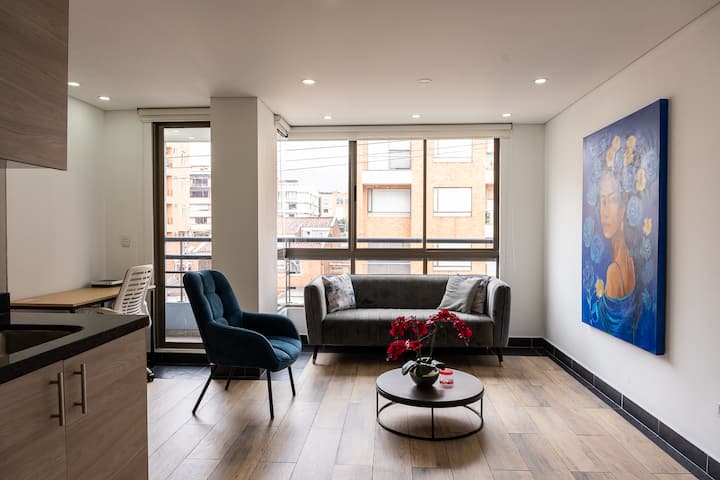 Moderno Apartamento Dos Habitaciones Parqueadero - Bogotá