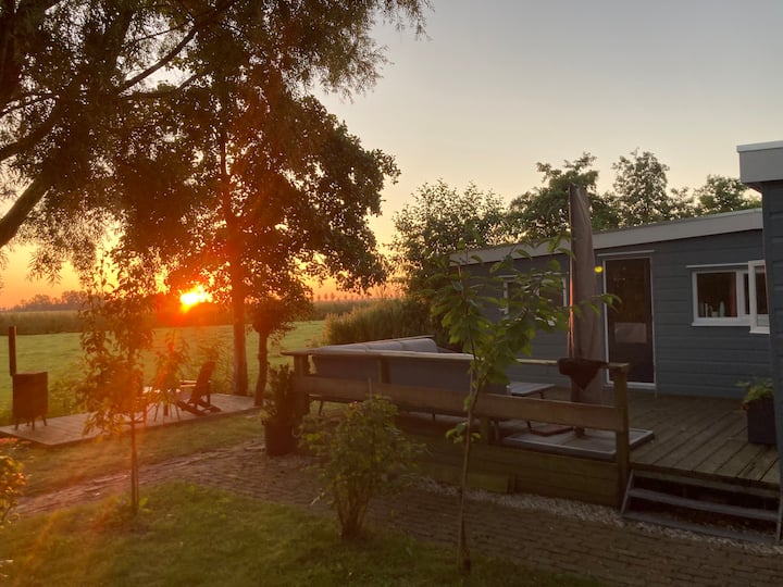 Rustig Landelijk Chalet Met Panoramaview - Friesland