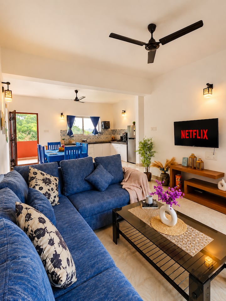 Sea Breeze 2bhk • 10 Mins To Palolem Beach - Goa