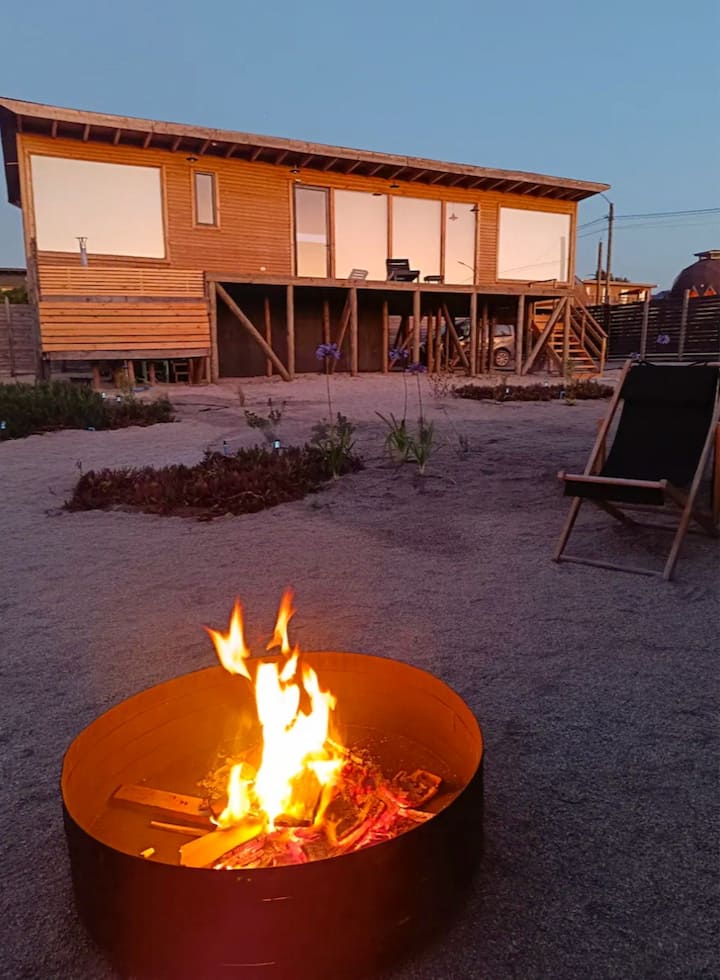 Cabaña Con Tinaja Privada. Vista  Al Mar - Chile