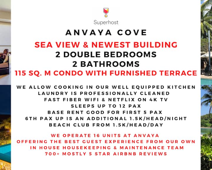 Sea View 2 Double Br's Newest Building Hi Floor 11 - Morong