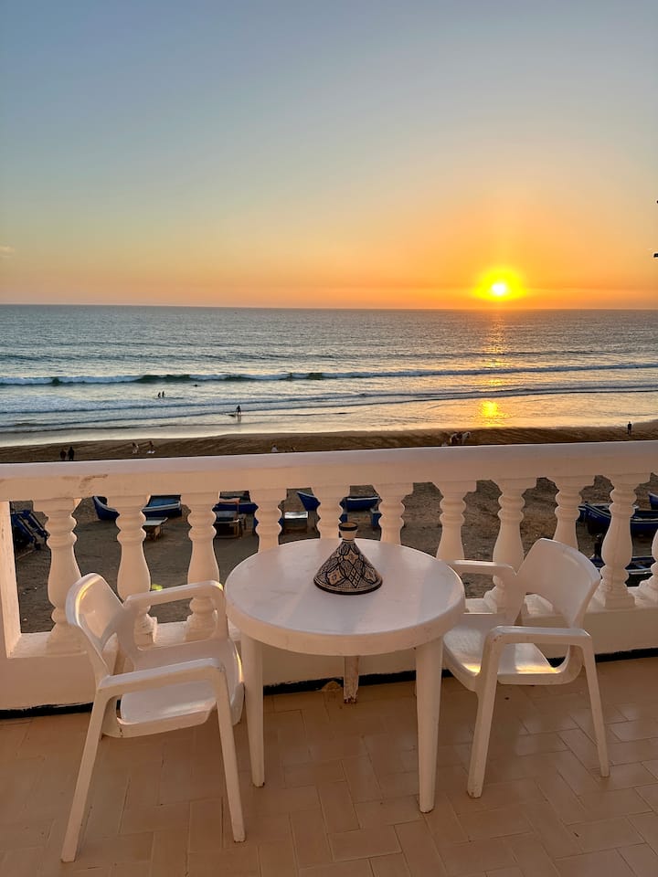 Vue Sur L’océan, Au Centre Du Village De Taghazout - Taghazout