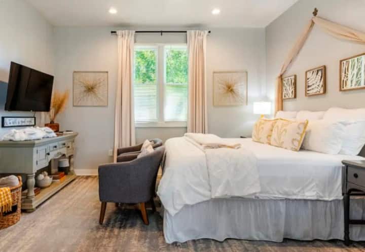 Private Cozy Suite In The Carriage House - Fort Yargo State Park, Winder
