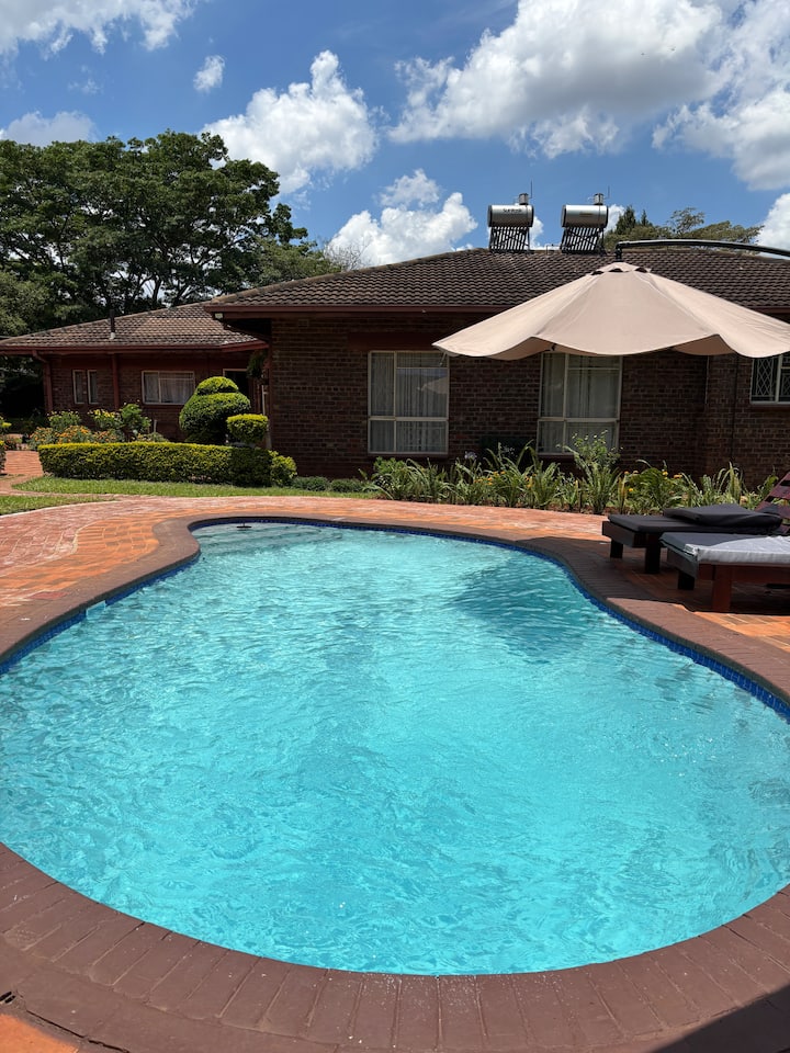 Mandara Garden Escape | Pool • Solar • Fast Wifi - Harare
